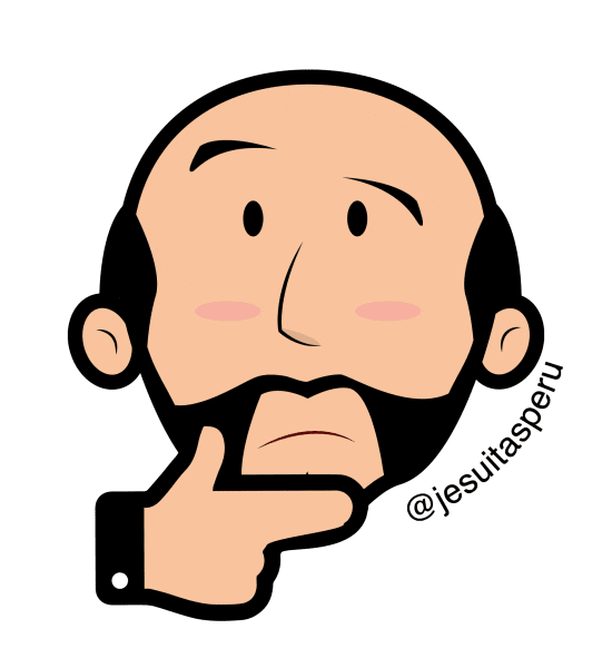 Duda Confundido Sticker by jesuitasperu for iOS & Android | GIPHY