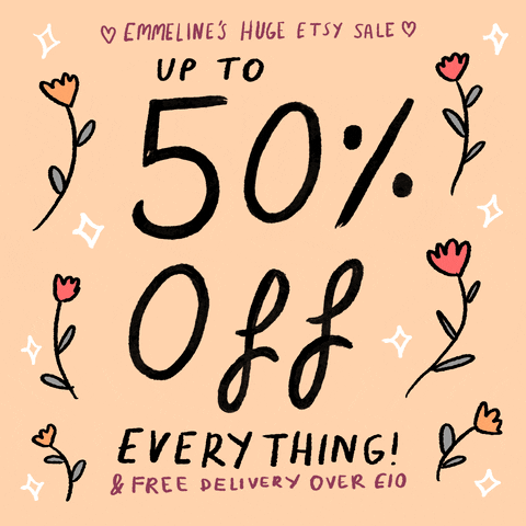Shop Small GIF by Emmelinedraws - Find & Share on GIPHY