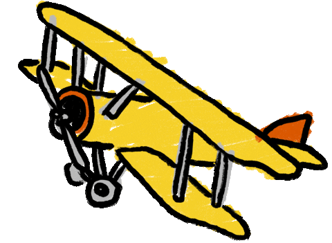Plane Sticker by bentuber for iOS & Android | GIPHY