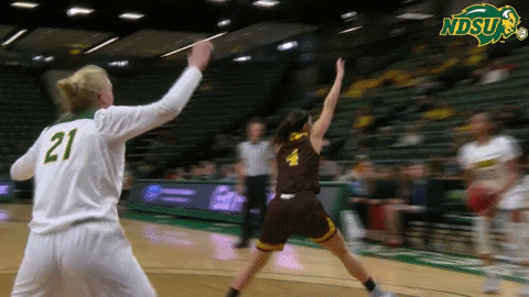 Three Pointer GIF by NDSU Athletics - Find & Share on GIPHY