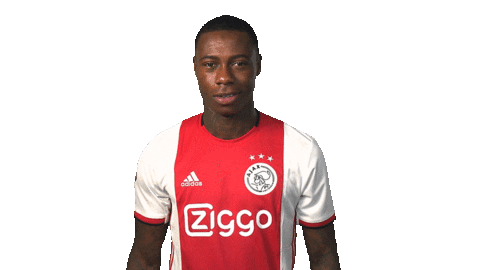 Quincy Promes Smile Sticker by AFC Ajax for iOS & Android | GIPHY