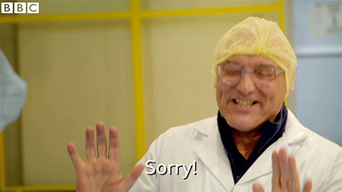 Sorry Mistake GIF by BBC - Find & Share on GIPHY