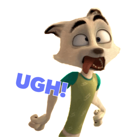 I Love You Ugh Sticker by Arctic Dogs for iOS & Android | GIPHY