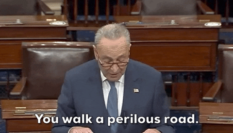 Chuck Schumer GIF by GIPHY News - Find & Share on GIPHY