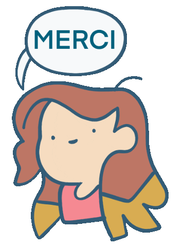Merci Sticker by elodie shanta for iOS & Android | GIPHY