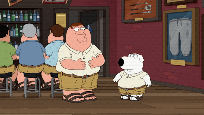 Level Up Brian GIF by Family Guy - Find & Share on GIPHY