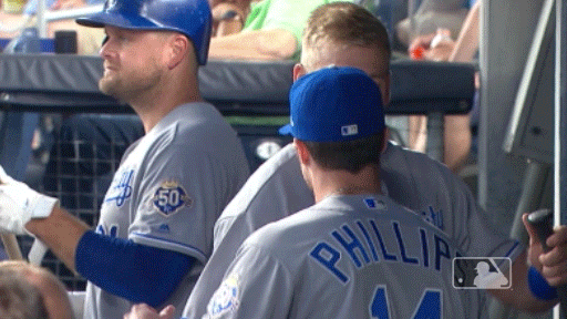 Teammates Phillips GIF by MLB - Find & Share on GIPHY