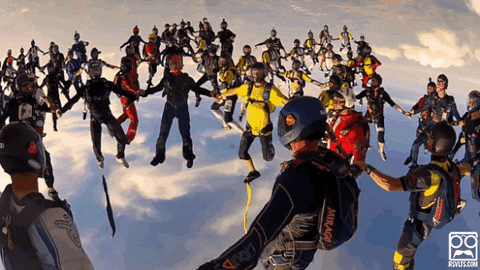 Formation Skydiving GIFs - Find & Share on GIPHY