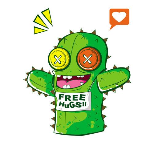 Cactus Love Sticker for iOS & Android | GIPHY