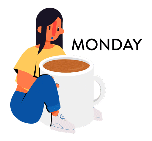 Tired Good Morning Sticker by Rory for iOS & Android | GIPHY