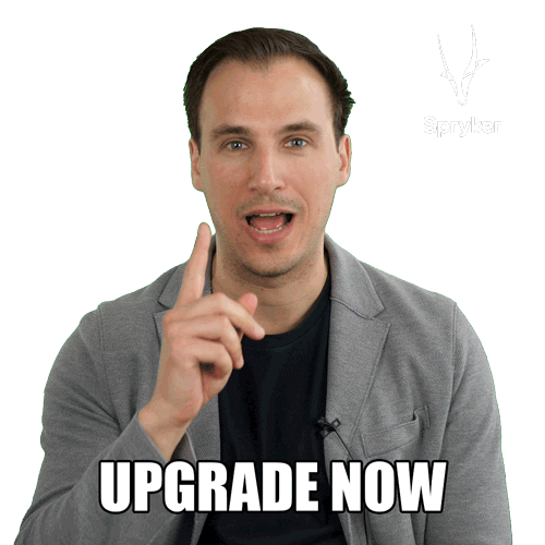 Upgrade Now Start Up Sticker by Spryker for iOS & Android | GIPHY