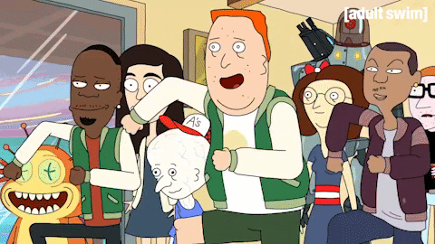 Season 1 Dancing GIF by Rick and Morty - Find & Share on GIPHY
