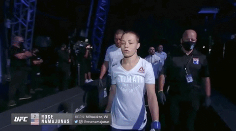 Walk Out Rose Namajunas GIF by UFC - Find & Share on GIPHY