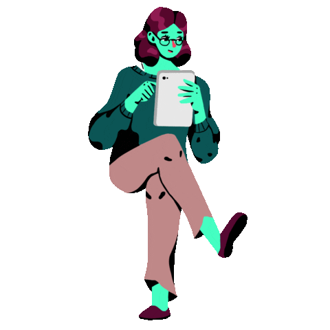 Animation Sitting Sticker by Furryhead for iOS & Android | GIPHY