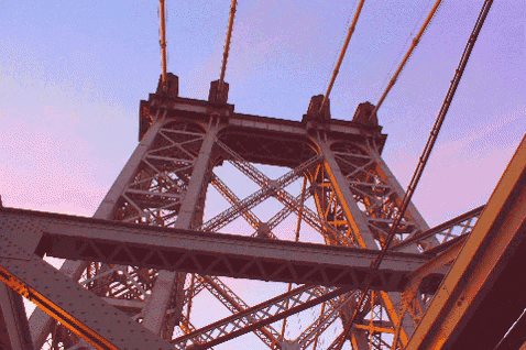 Williamsburg Bridge Drawing GIF by Rob Jelinski Studios - Find & Share ...