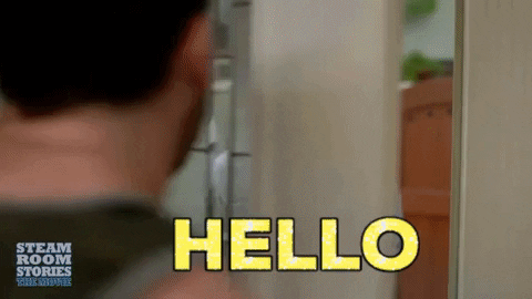 First Date Hello GIF by Steam Room Stories - Find & Share on GIPHY