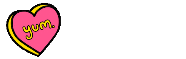 Happy Yum Yum Sticker by Poppy Deyes for iOS & Android | GIPHY