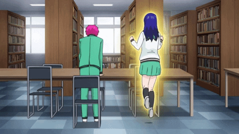 working in the library : wholesomeanimemes