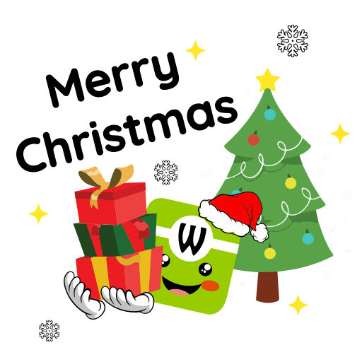 Merry Christmas Sticker by Wakuliner for iOS & Android | GIPHY