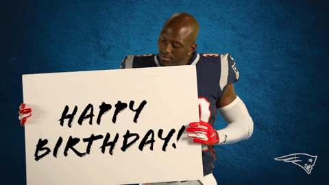Happy Birthday Friends GIF by New England Patriots - Find & Share on GIPHY