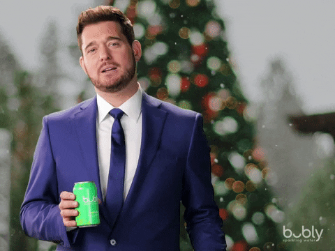 Michael Buble Holiday GIF by bubly - Find & Share on GIPHY