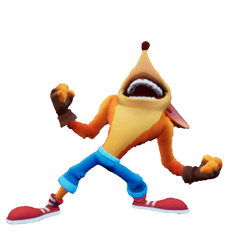 Victory Sticker by Crash Bandicoot for iOS & Android | GIPHY