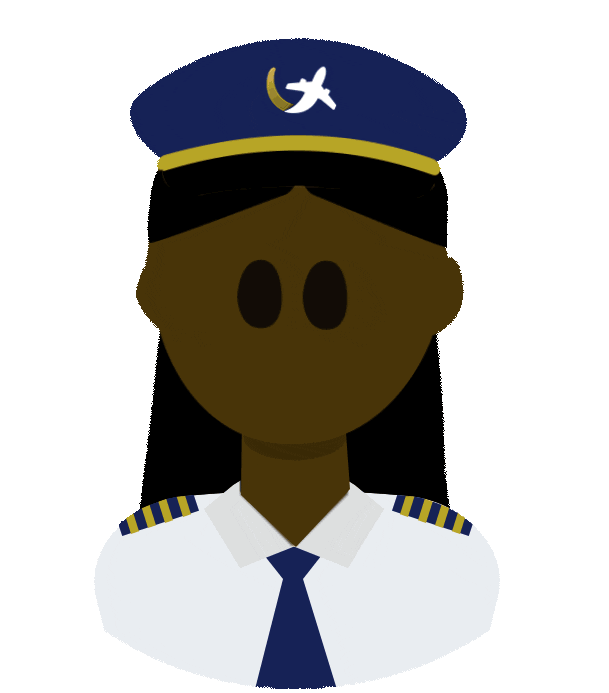 Pilot Smile Sticker by GlobalTrainingAviation for iOS & Android | GIPHY