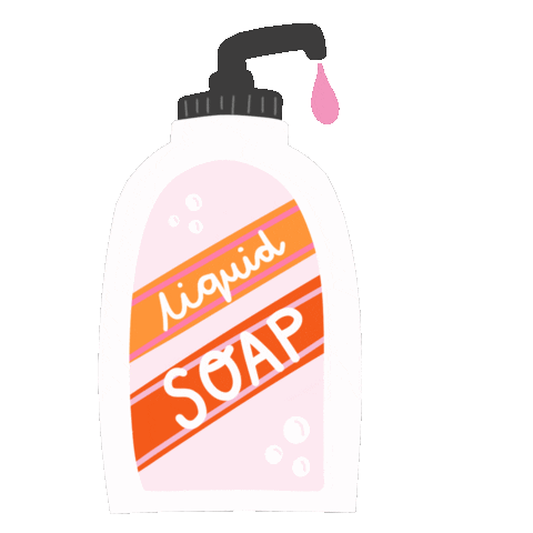 Stay Home Hand Soap Sticker for iOS & Android | GIPHY