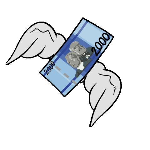 Money Fly Sticker for iOS & Android | GIPHY