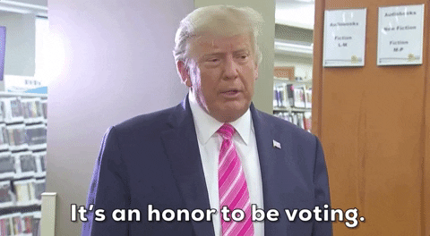 Donald Trump Vote GIF by Election 2020 - Find & Share on GIPHY