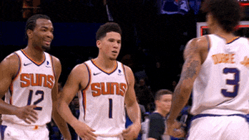 High Five Phoenix Suns GIF by NBA - Find & Share on GIPHY