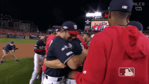 Major League Baseball Hug GIF by MLB - Find & Share on GIPHY