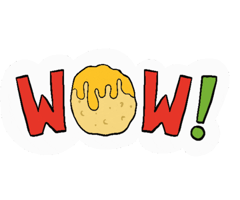 Cheese Wow Sticker by Ricos for iOS & Android | GIPHY