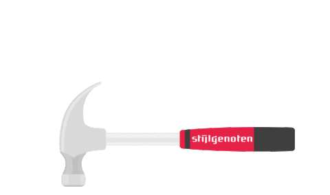 Hammer Build Sticker by Stijlgenoten for iOS & Android | GIPHY