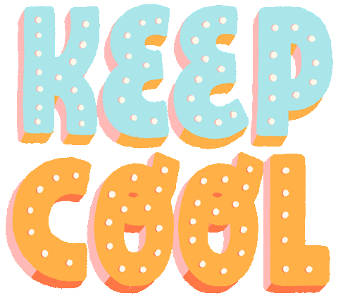 Happy Keep Cool Sticker by Joannabehar for iOS & Android | GIPHY