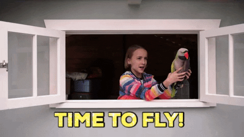 Single Parents Time To Fly GIF by ABC Network - Find & Share on GIPHY