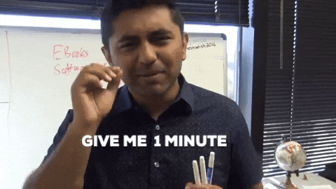One Minute Wait GIF by Satish Gaire - Find & Share on GIPHY
