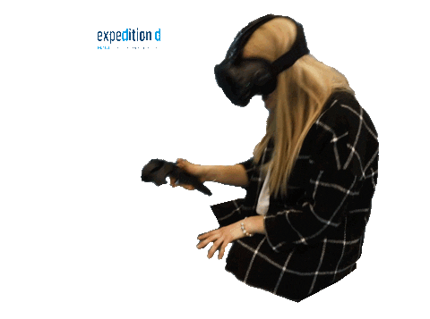 Virtual Reality Geek Sticker by Coaching4Future for iOS & Android | GIPHY