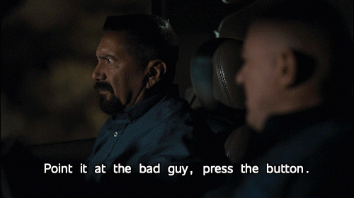 Bad Guy Gun GIF by Better Call Saul - Find & Share on GIPHY