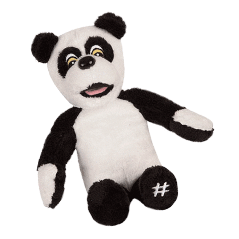 Jimmy Fallon Hashtag The Panda Sticker by The Shop at NBC Studios for ...