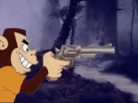 Gun Monkey GIF - Find & Share on GIPHY