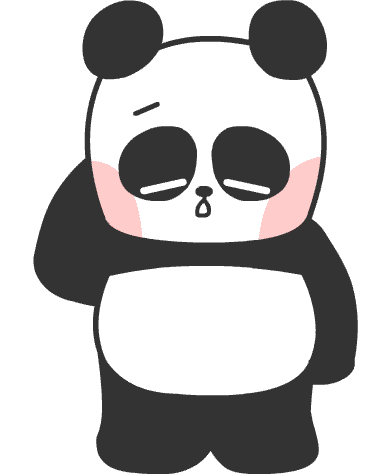Sorry Panda Sticker by Shiny bear for iOS & Android | GIPHY