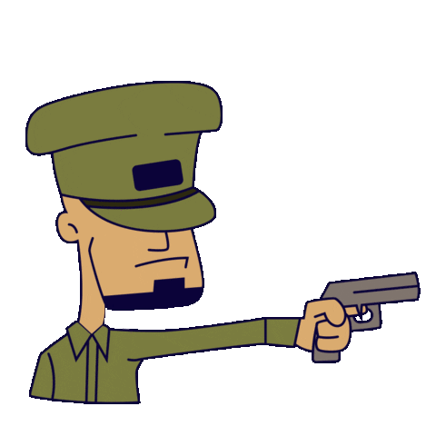 Cartoon Pointing At You Sticker by Creative Hatti for iOS & Android | GIPHY