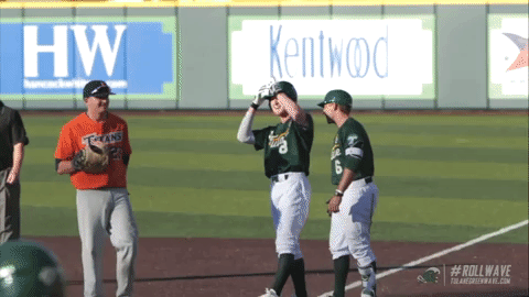 Baseball Wave GIF by GreenWave - Find & Share on GIPHY