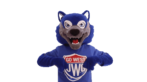 Go Wolves Sticker by University of West Georgia for iOS & Android | GIPHY