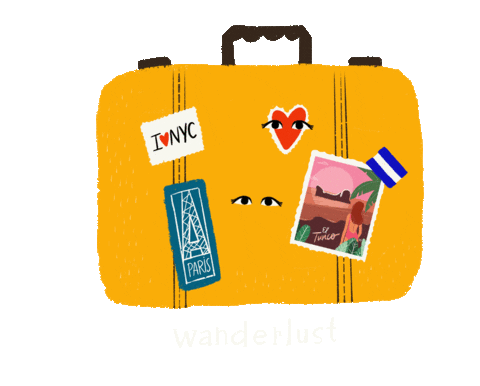 Fashion Travel Sticker by Tuz for iOS & Android | GIPHY
