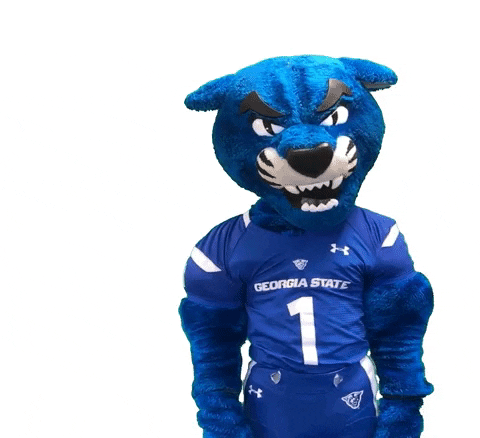 Dab Pounce GIF by Georgia State University - Find & Share on GIPHY