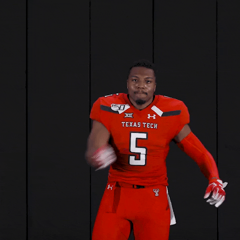 Texas Tech Red Raiders Football Reaction Pack GIF by Texas Tech ...