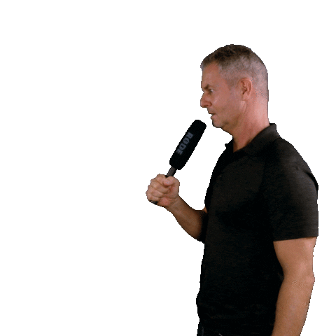 Interview Mic Sticker by Dirk Kreuter for iOS & Android | GIPHY