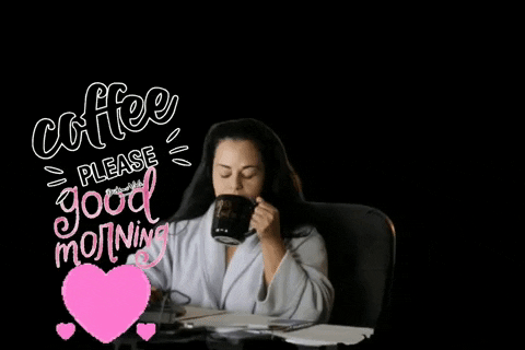 Good Morning Coffee GIF by Rosa I Evans - Find & Share on GIPHY